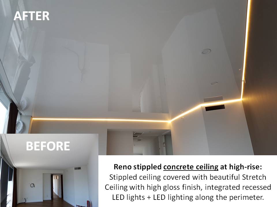 Before and After Gallery | Phoenix Stretch Ceilings